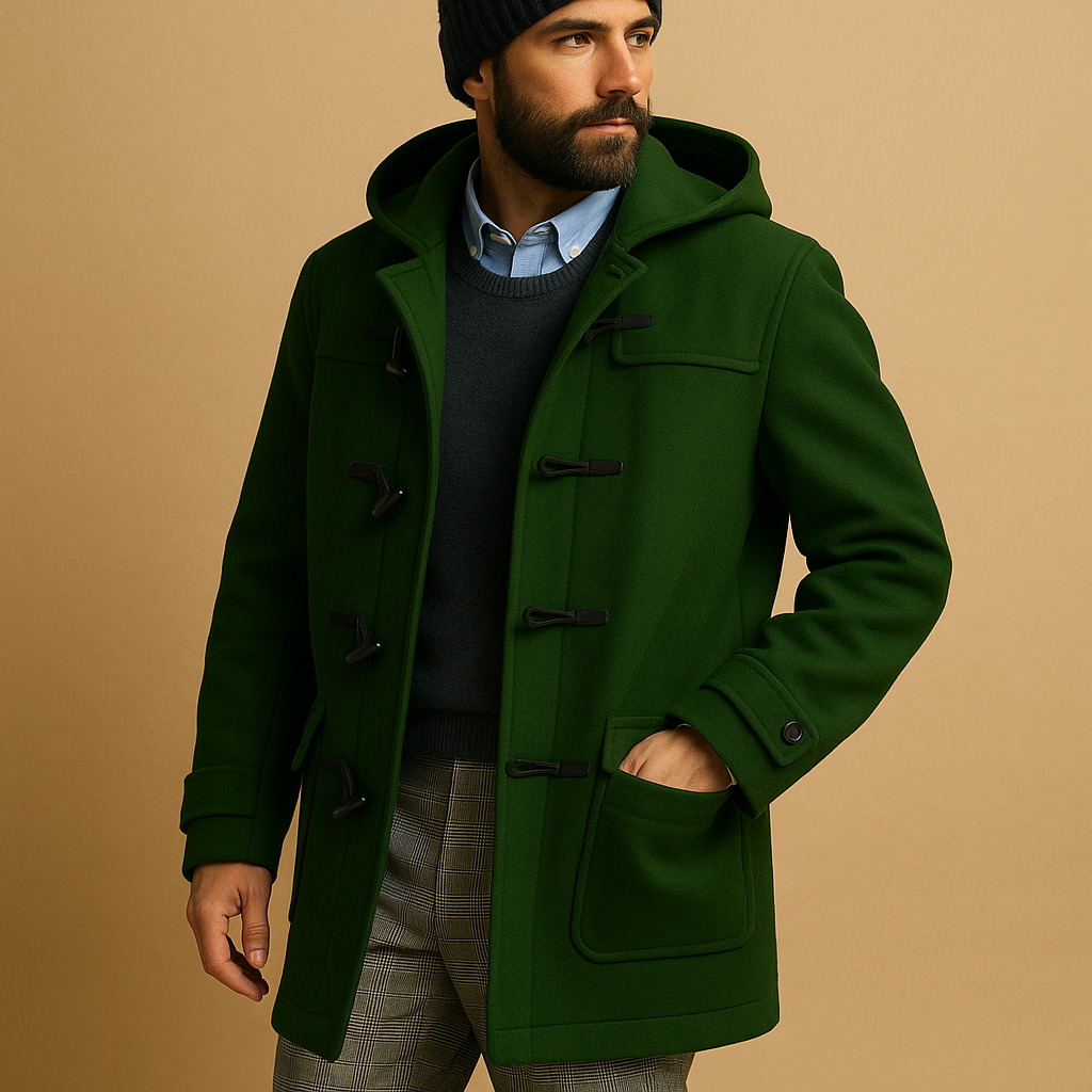 Manteau Long Pour Homme aAvec Coupe Décontractée – Lucie Mode FR